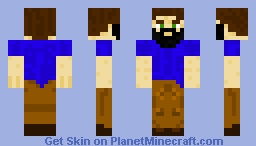 Bearded Minecraft Skin