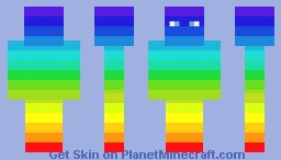 Full Rainbow Minecraft Skin