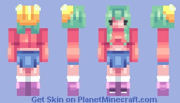 Hat Girl / Hat Kid (A Hat In Time) Minecraft Skin
