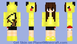 Pikachu girl Minecraft Skin