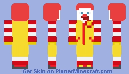 Ronald McDonald Minecraft Skin
