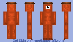 ONE EYE RED MONSTER (BY OCEANMONUMENT) 3 PIXEL ARMS Minecraft Skin