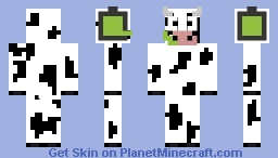 Gamer Cow Minecraft Skin