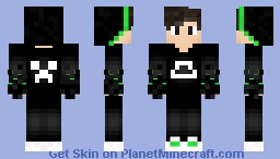 Green Virus Minecraft Skin
