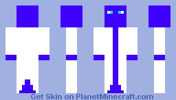 blue Minecraft Skin