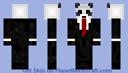 Well dressed panda Minecraft Skin