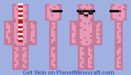 Strawberry Milkshake Minecraft Skin