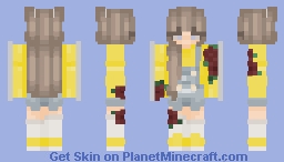 Cute Bunny Girl ^.^ Minecraft Skin