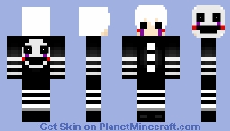 Human Puppet with mask Minecraft Skin