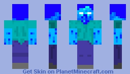Ice Zombie Minecraft Skin