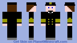 British naval captain Minecraft Skin