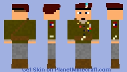 Airborne Officer (ASU) Minecraft Skin