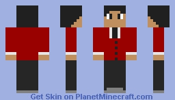 Boy In Red Suit Minecraft Skin