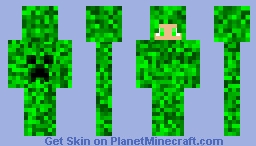 creeper man Minecraft Skin