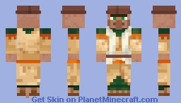 Desert Shepherd Villager Minecraft Skin