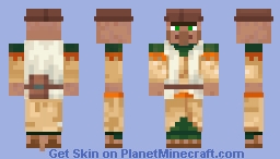 Desert Villager Shepherd Minecraft Skin