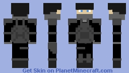 Special Forces "Dark Theme" (male) Minecraft Skin