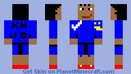 Kylian Mbappé Minecraft Skin