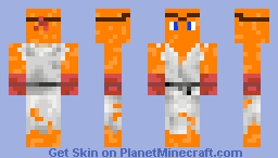 Orange Man - Oups ! Minecraft Skin