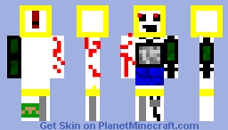 The evil scrap robot Minecraft Skin