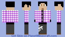 Purple padded shirt (boy) Minecraft Skin