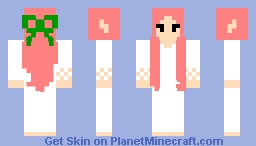 Strawberry Elf Princess Minecraft Skin