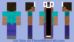 Very Surprised Steve . . . Minecraft Skin