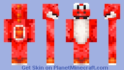 Red Yoshi Minecraft Skin