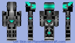 Energy Robot (blue) Minecraft Skin