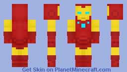 Iron Man Classic Suit Minecraft Skin
