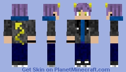 Yellow Demon Boy Minecraft Skin