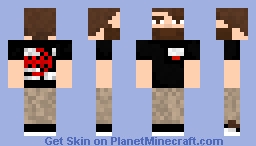 Swagger Wearing Merch Minecraft Skin