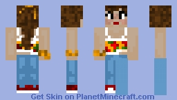 Basic "aesthetic" girl Minecraft Skin