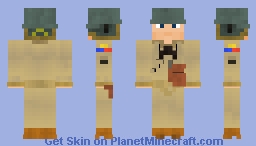 WW2 U.S Tank Crew (3rd Armor Division) Minecraft Skin