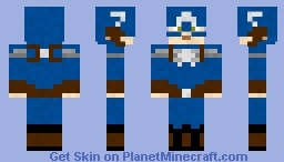 Captain America (The Winter Soldier) Minecraft Skin
