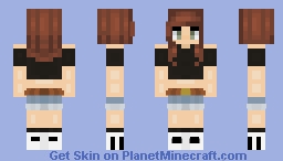Summer Crop Top Minecraft Skin