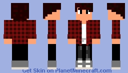 Guy With Flannel Minecraft Skin
