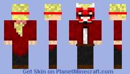 Masquerading red demon Minecraft Skin