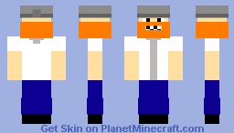 Crazy Dave Minecraft Skin
