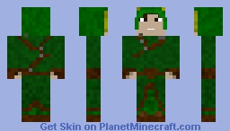 Green Robed Assasin Minecraft Skin