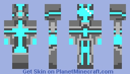 Blue-Energy Explorer Minecraft Skin