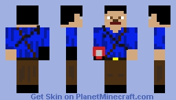 Ash williams Minecraft Skin