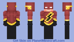 The Flash (Wally West) New 52 Minecraft Skin