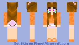 Sad Bunny Girl Minecraft Skin