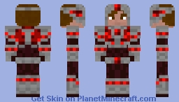 Redstone/iron Armor Minecraft Skin