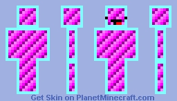 pink derp Minecraft Skin
