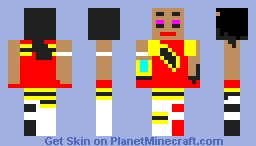 Scarlet defender Minecraft Skin