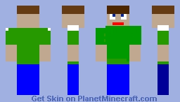 Bored Boy Minecraft Skin