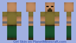 Default RuneScape character Minecraft Skin