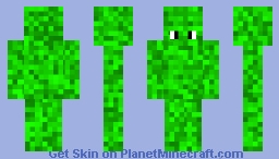 Actual pure green Minecraft Skin